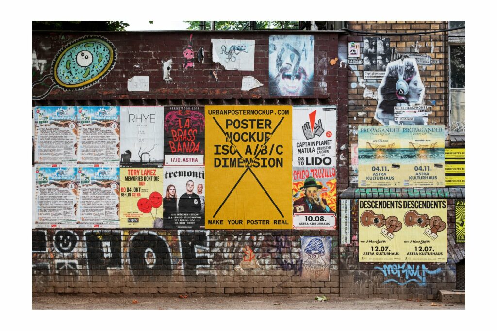 Urban Poster Mockup VOL.4 – MasterBundles