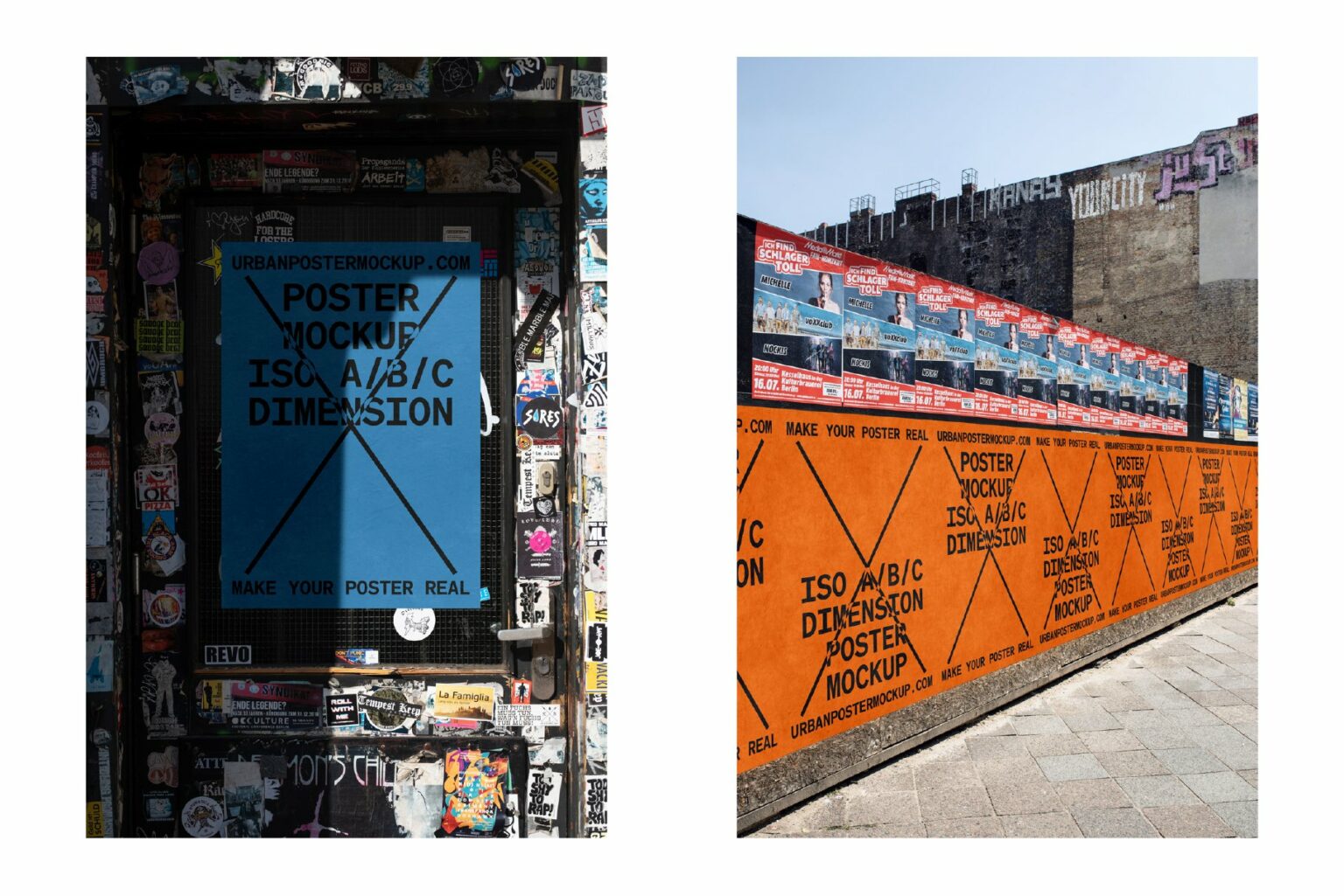 Urban Poster Mockup VOL.4 – MasterBundles