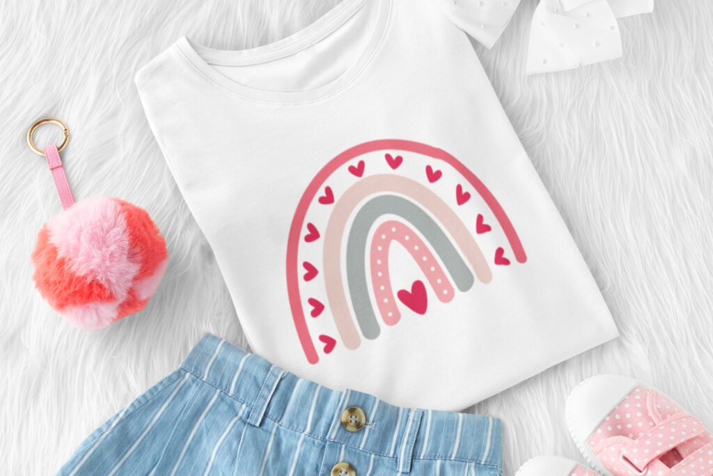 Valentine's Day Boho Rainbow eps svg – MasterBundles