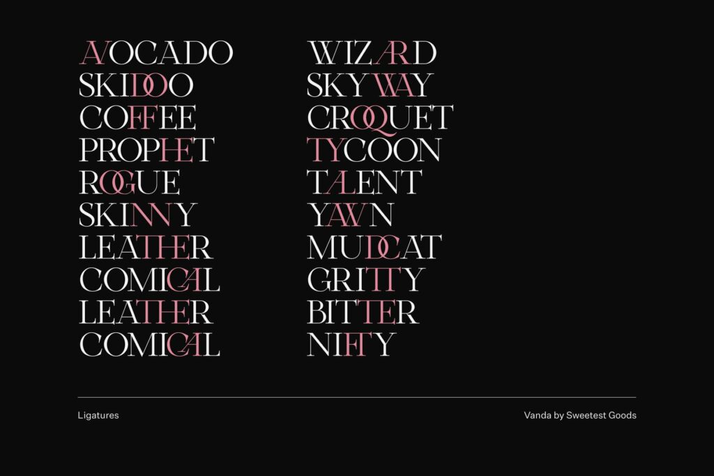 Vanda - Display Font w/ Stars – MasterBundles