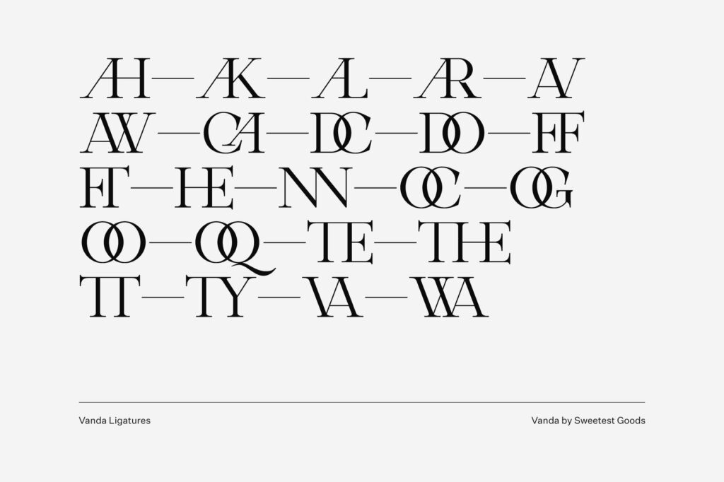 Vanda - Display Font w/ Stars – MasterBundles