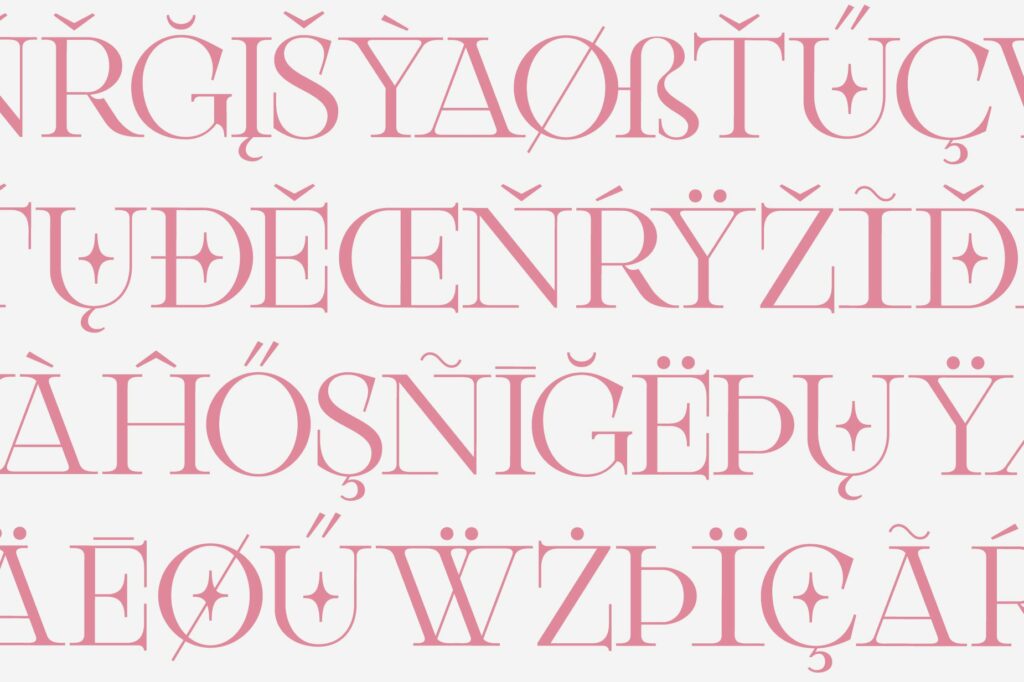 Vanda - Display Font w/ Stars – MasterBundles