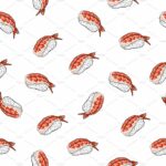 Sushi Seamless Pattern – MasterBundles
