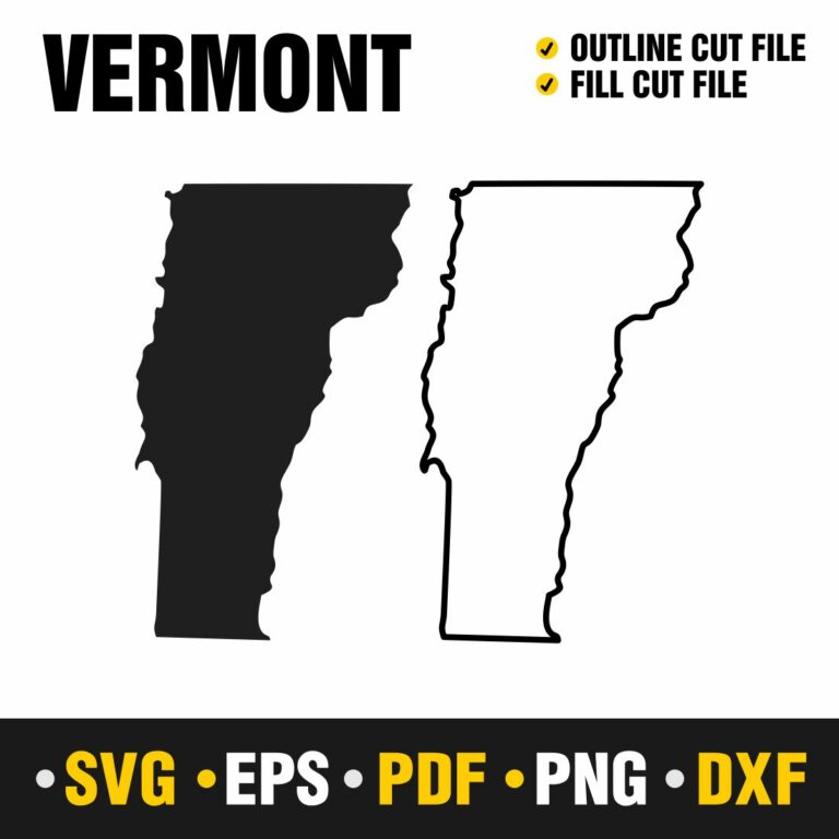 Vermont SVG, PNG, PDF, EPS & DXF - MasterBundles