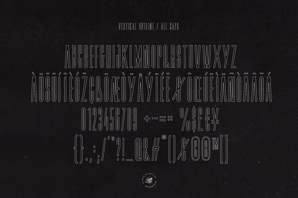 VERTIKAL — 3 CONDENSED FONTS – MasterBundles