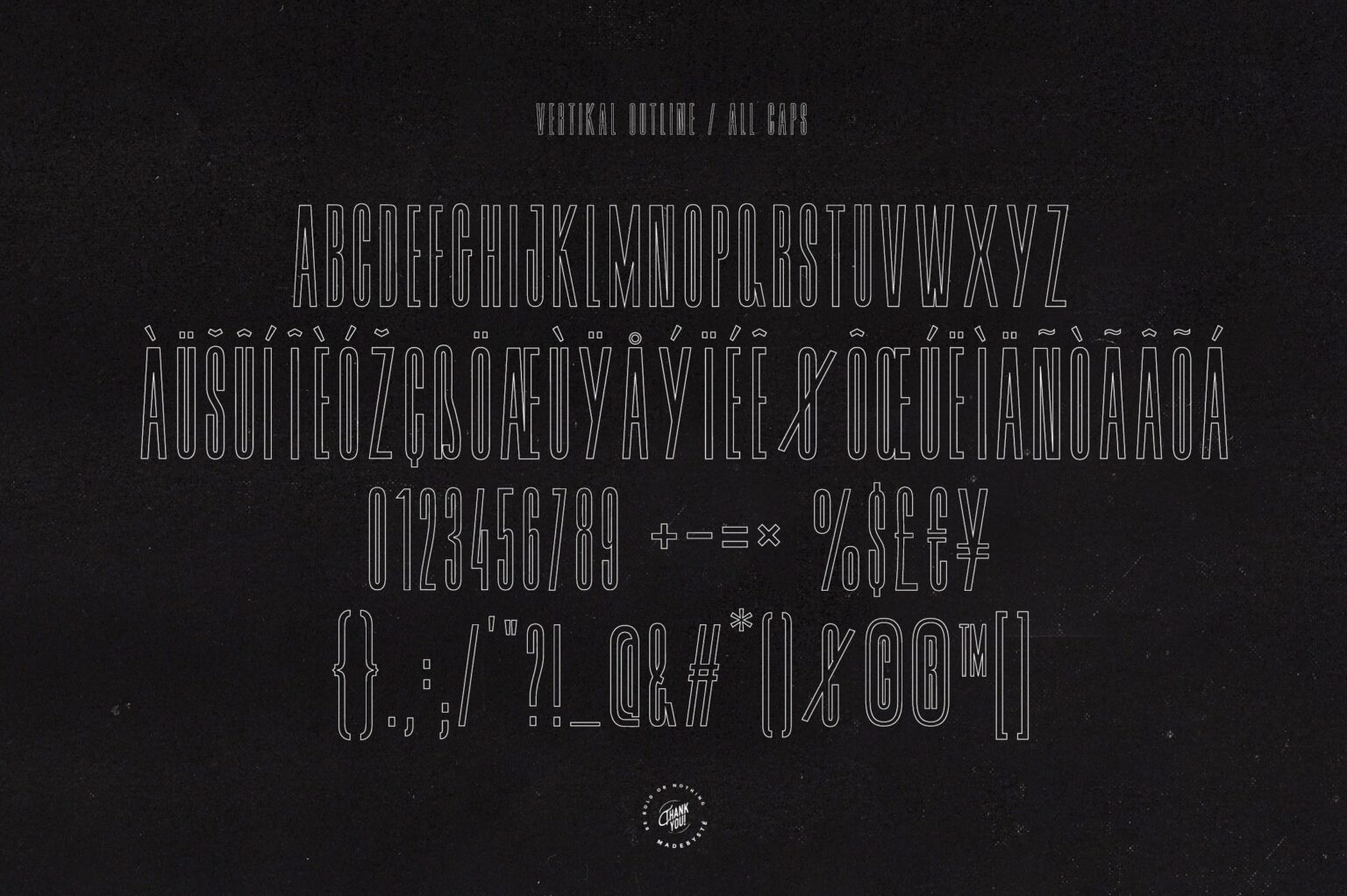 VERTIKAL — 3 CONDENSED FONTS – MasterBundles