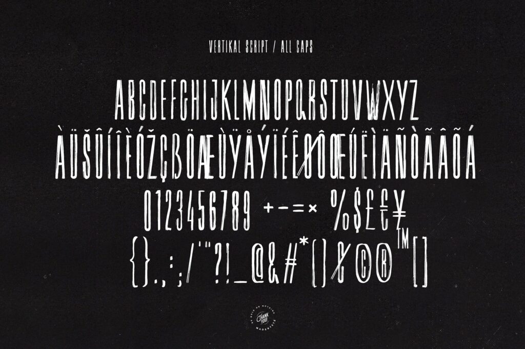 VERTIKAL — 3 CONDENSED FONTS – MasterBundles