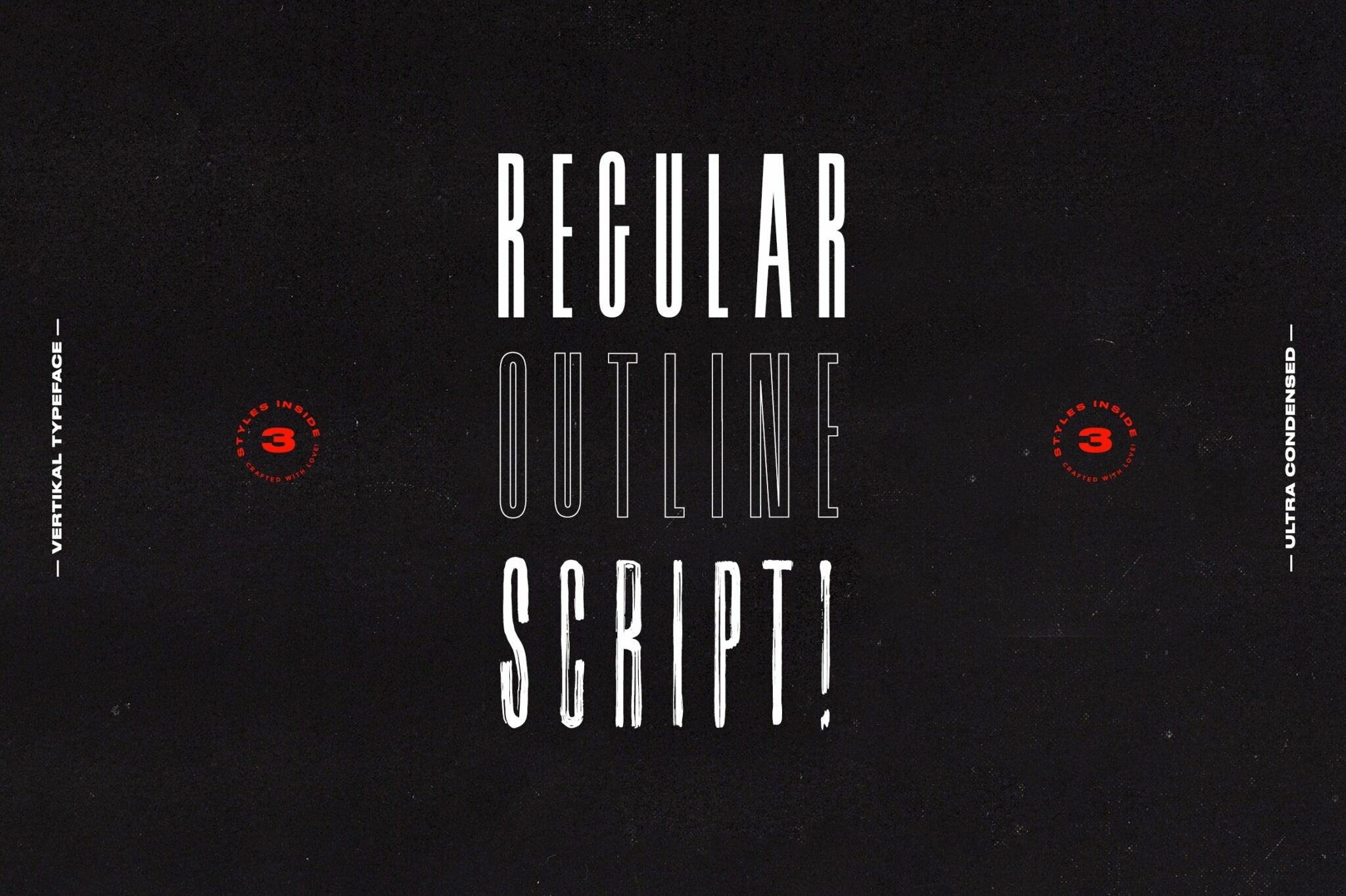 VERTIKAL — 3 CONDENSED FONTS – MasterBundles