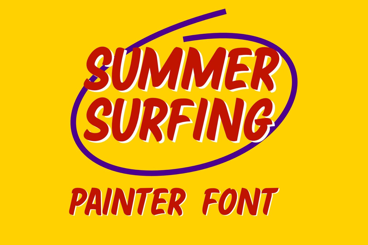 Deal | Vintage Sign Painter Font – MasterBundles