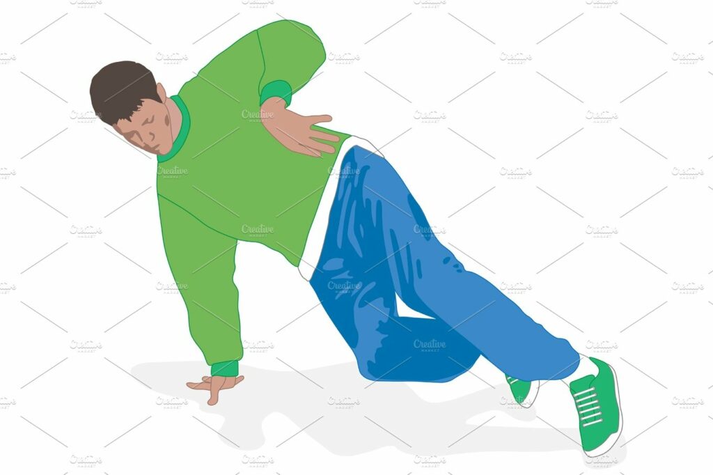 80s and 90s style street break dancer – MasterBundles