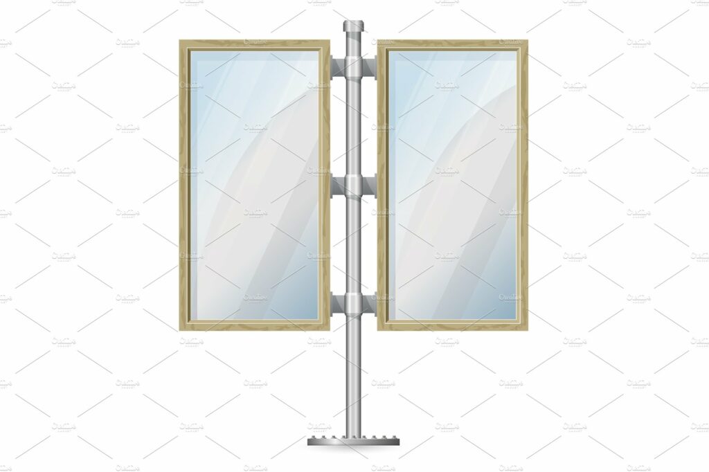 Outdoor light box mock up – MasterBundles