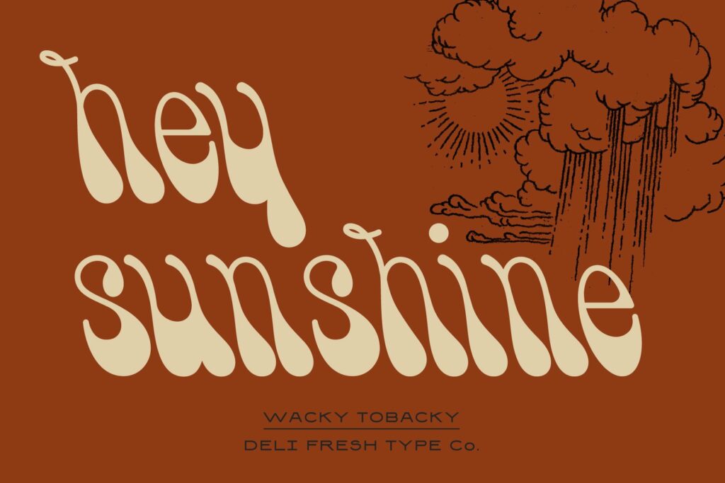 Wacky Tobacky: A Psychedelic Script – MasterBundles