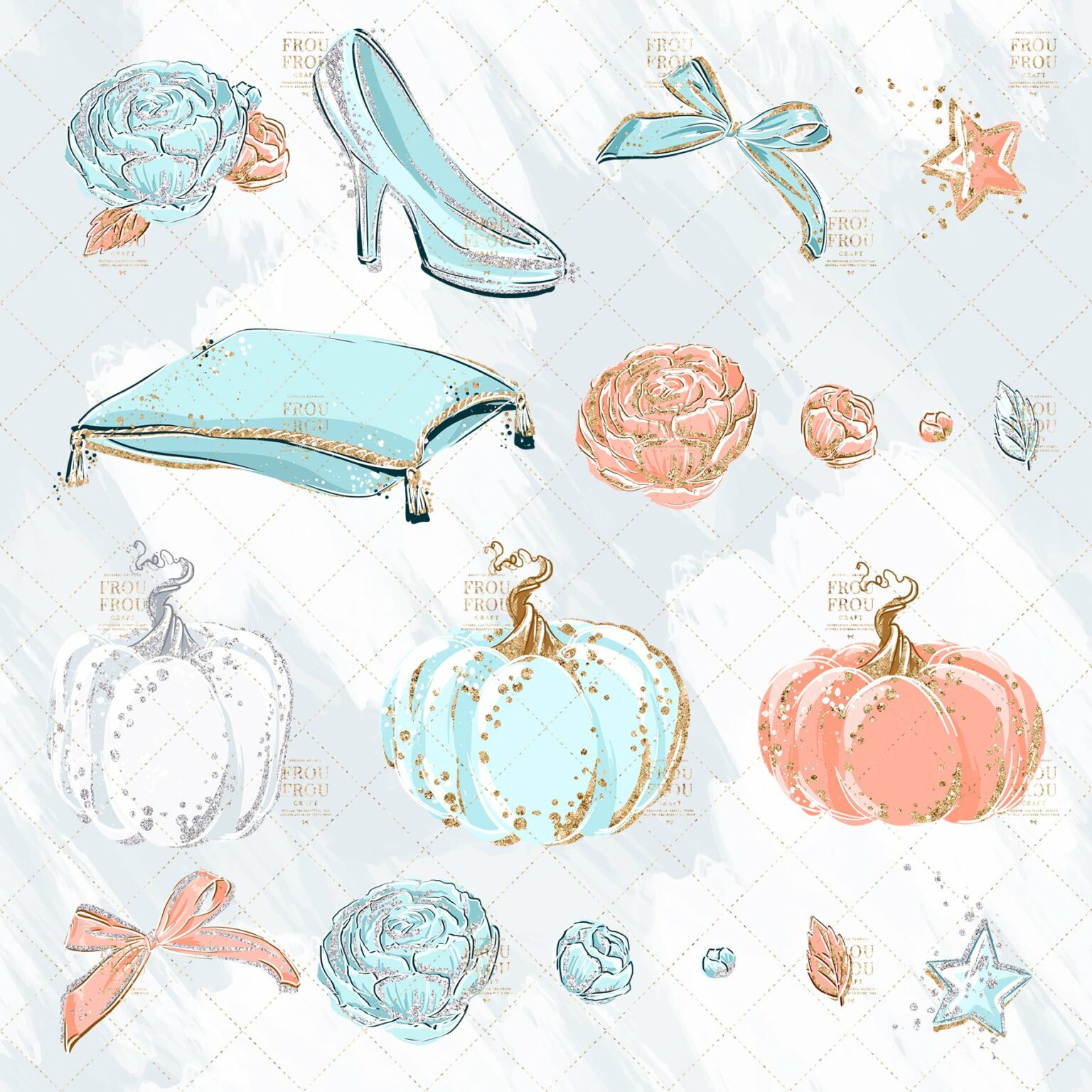 Cinderella Fairy Tale Clipart – MasterBundles