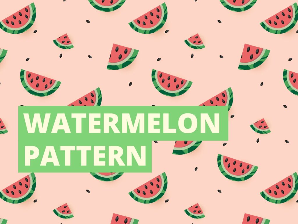 Watermelon Pattern – MasterBundles