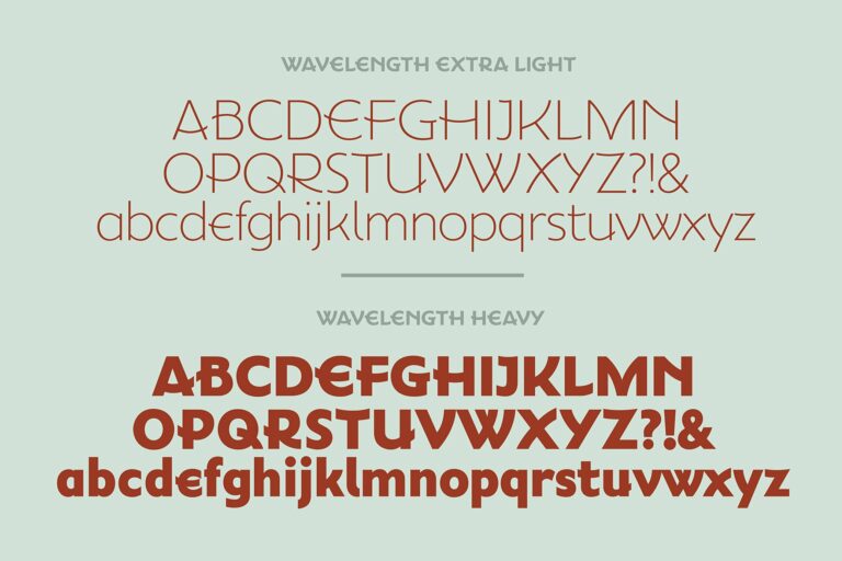 Wavelength Font Family – MasterBundles