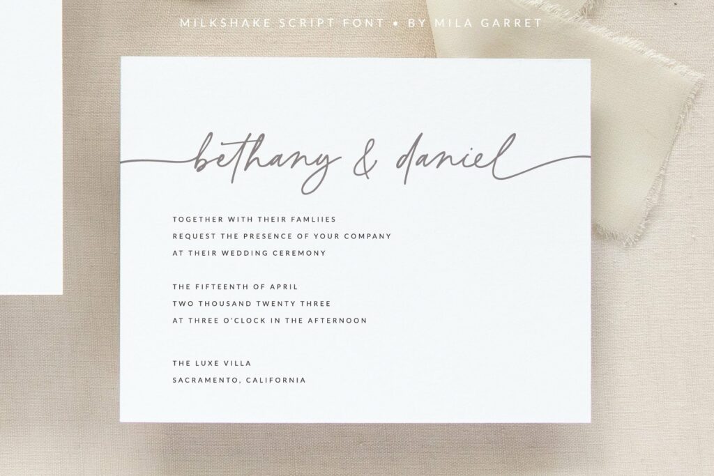 Milkshake Modern Handwritten Script – MasterBundles