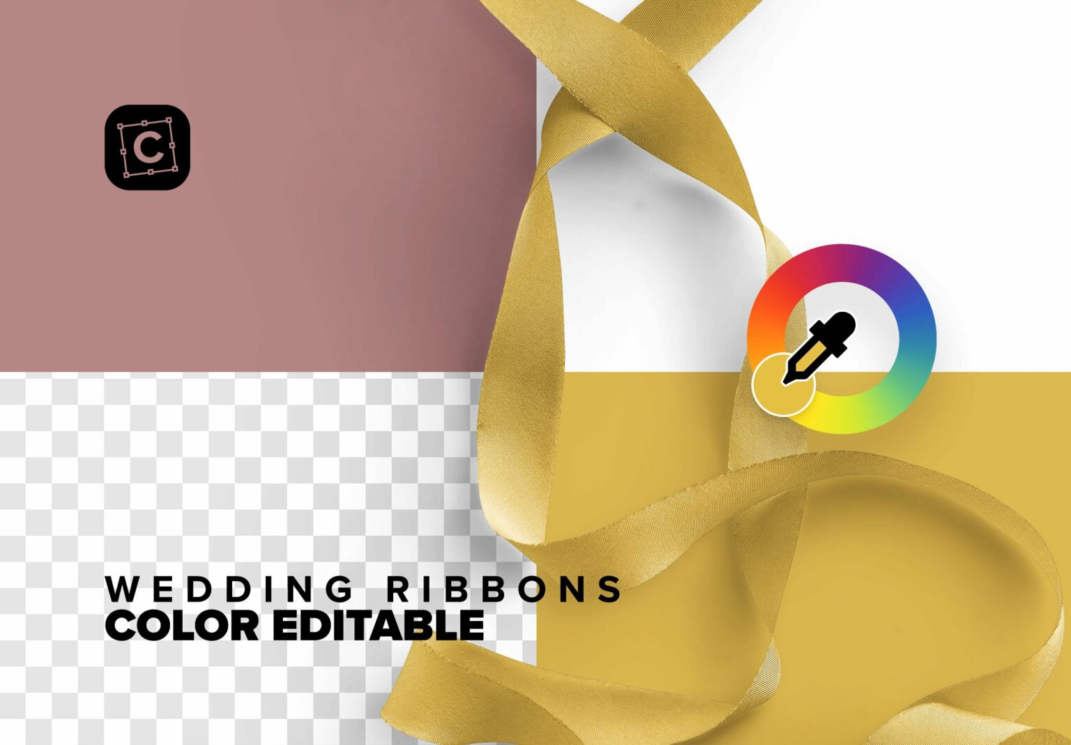 Wedding Ribbons Scene Creator – MasterBundles