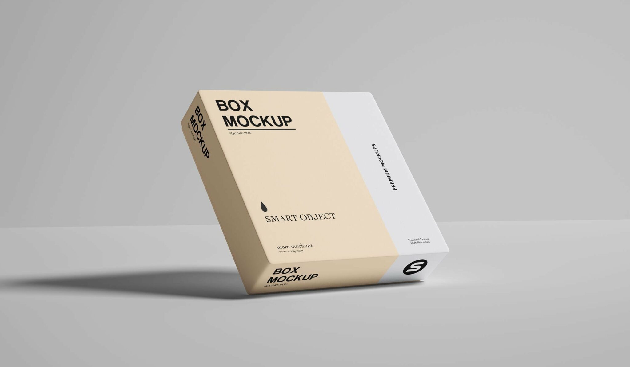 Square Box Mockup Set – MasterBundles