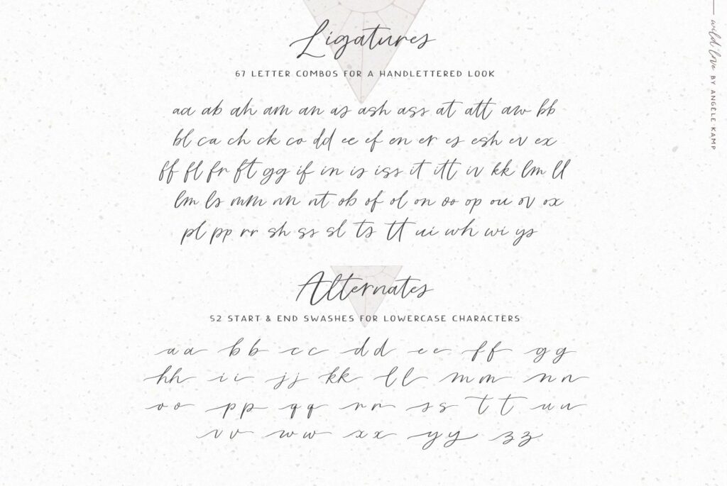 Script font Wild Love logos – MasterBundles