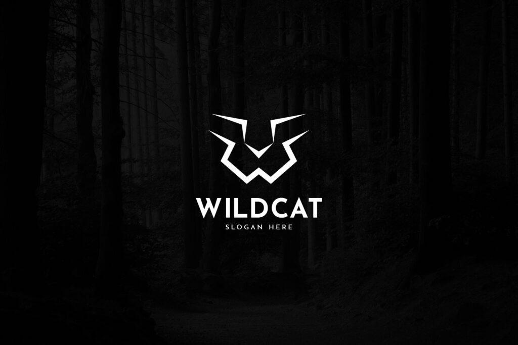 Wild Cat Animal Logo Template – MasterBundles