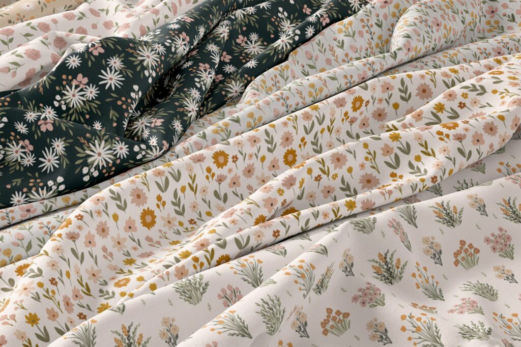 Wildflower Meadow pattern & clipart – MasterBundles