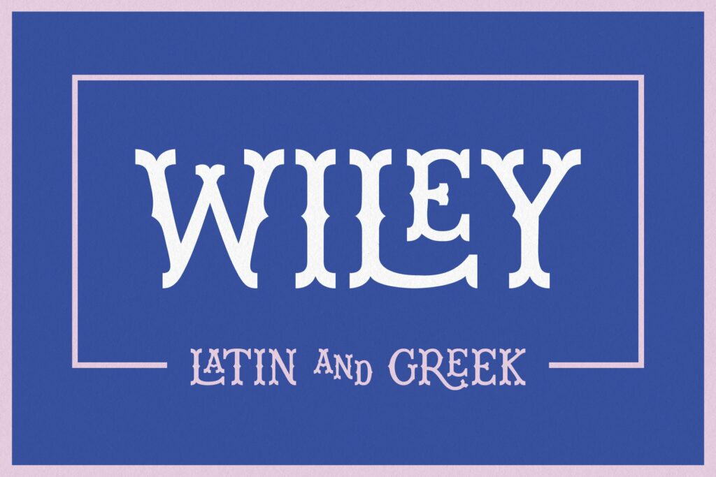 Wiley Decorative Latin & Greek Font – MasterBundles