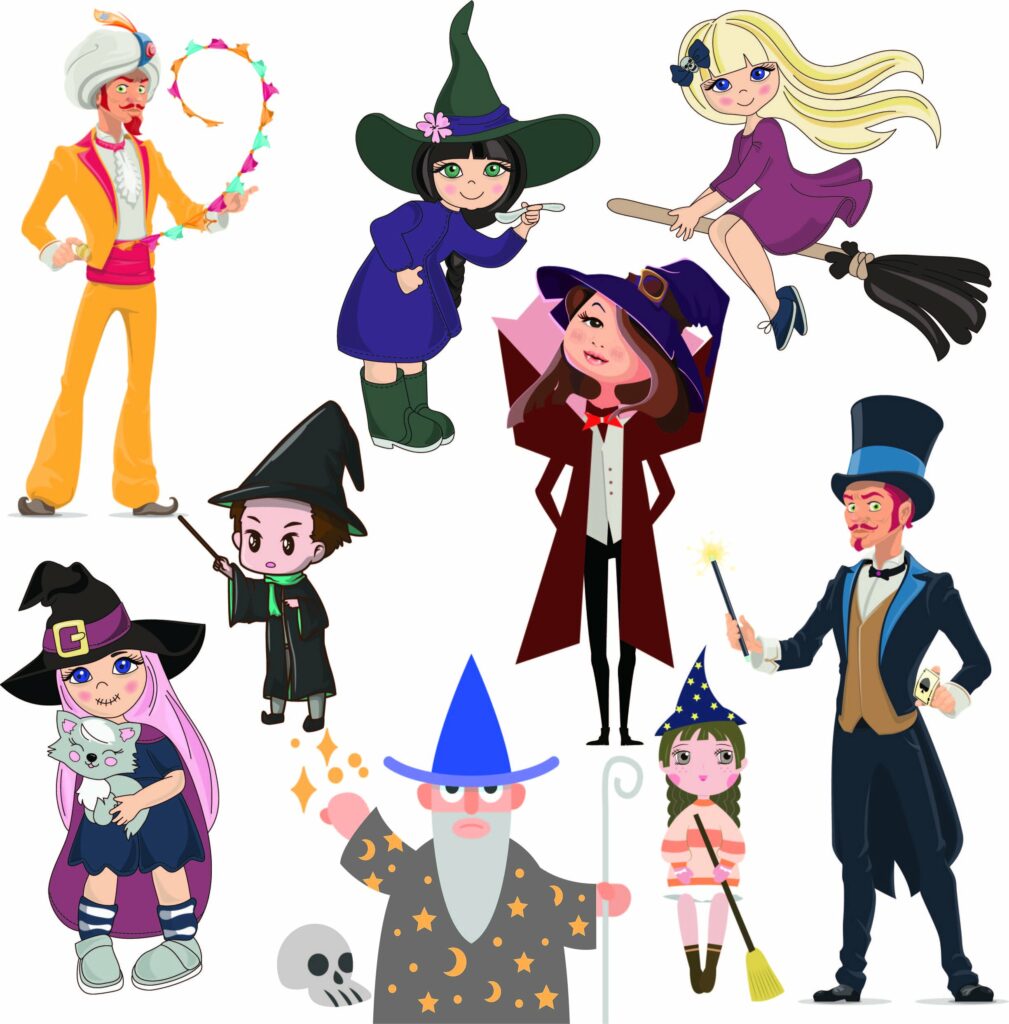 Wizard Magic Clipart – MasterBundles