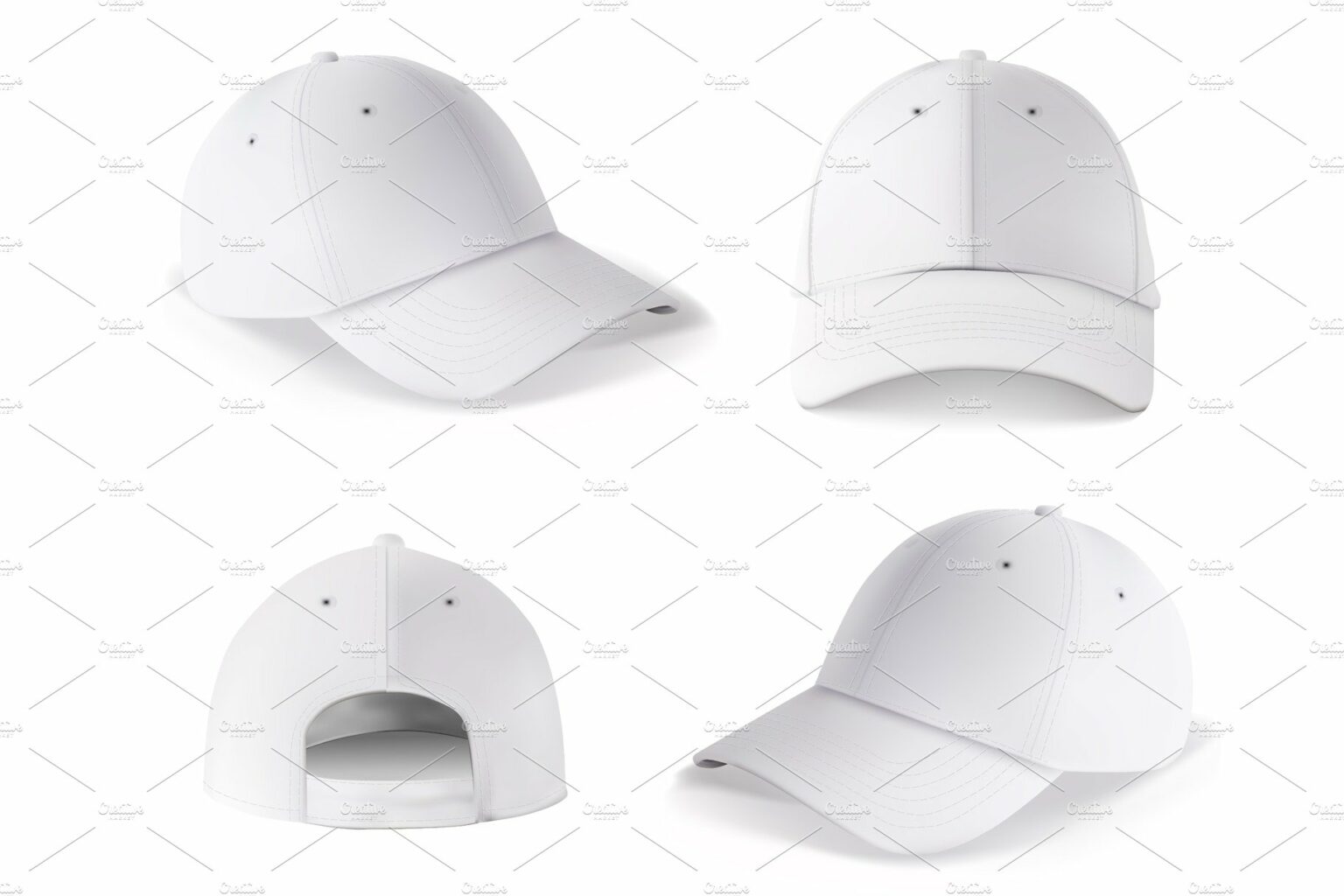 Baseball cap template vector – MasterBundles