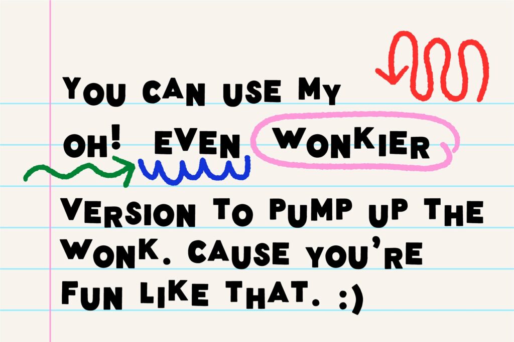 Wonky Font! A Clean & Blocky Font – MasterBundles