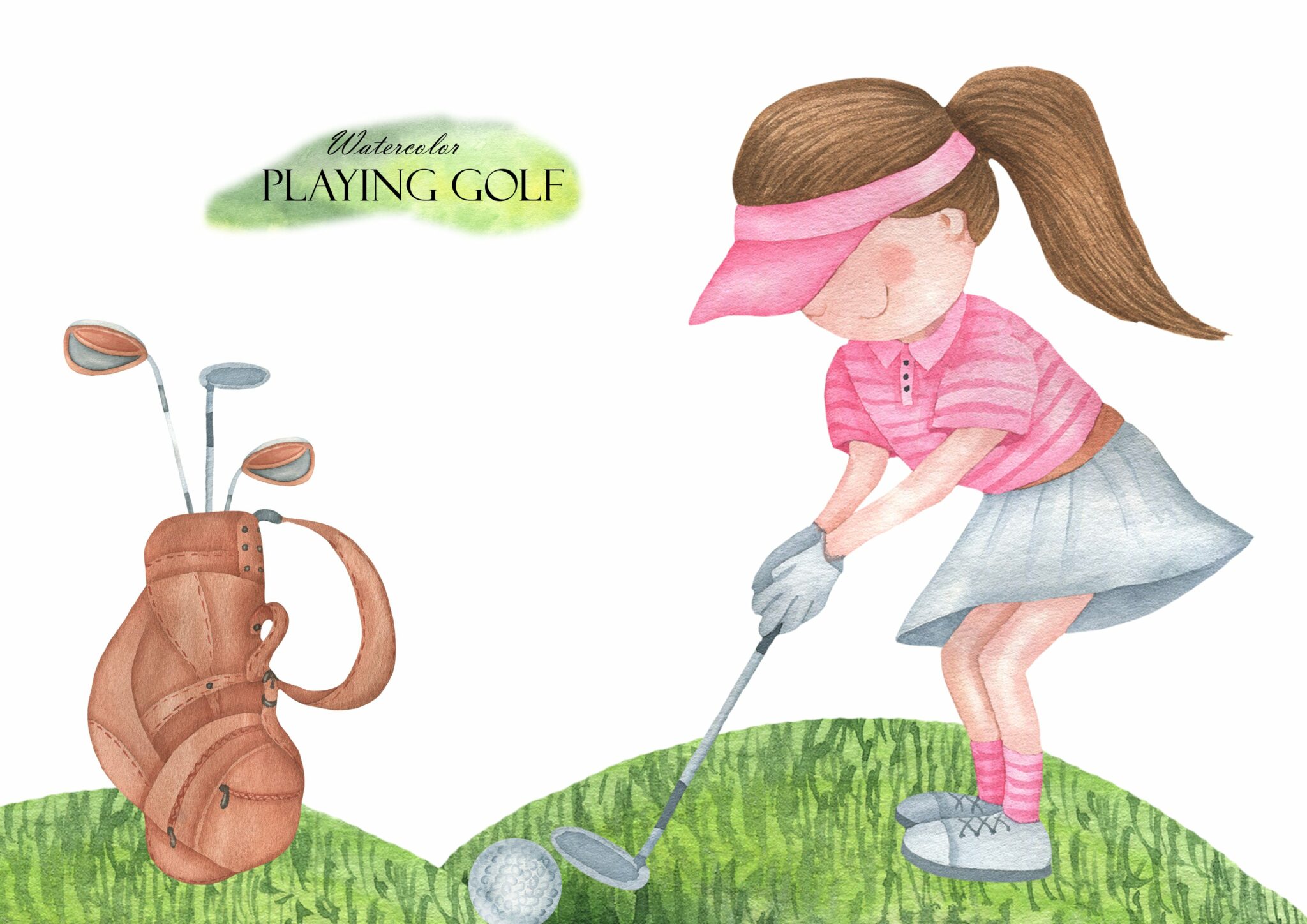 Watercolor Golf – MasterBundles