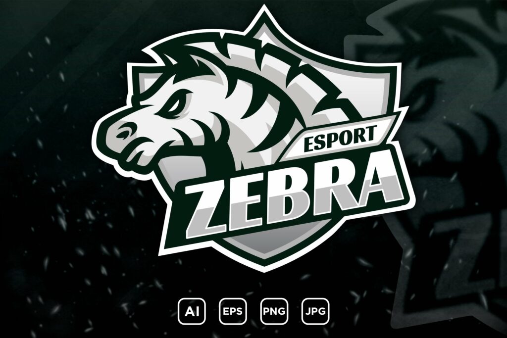 ZEBRA - mascot logo for a team – MasterBundles