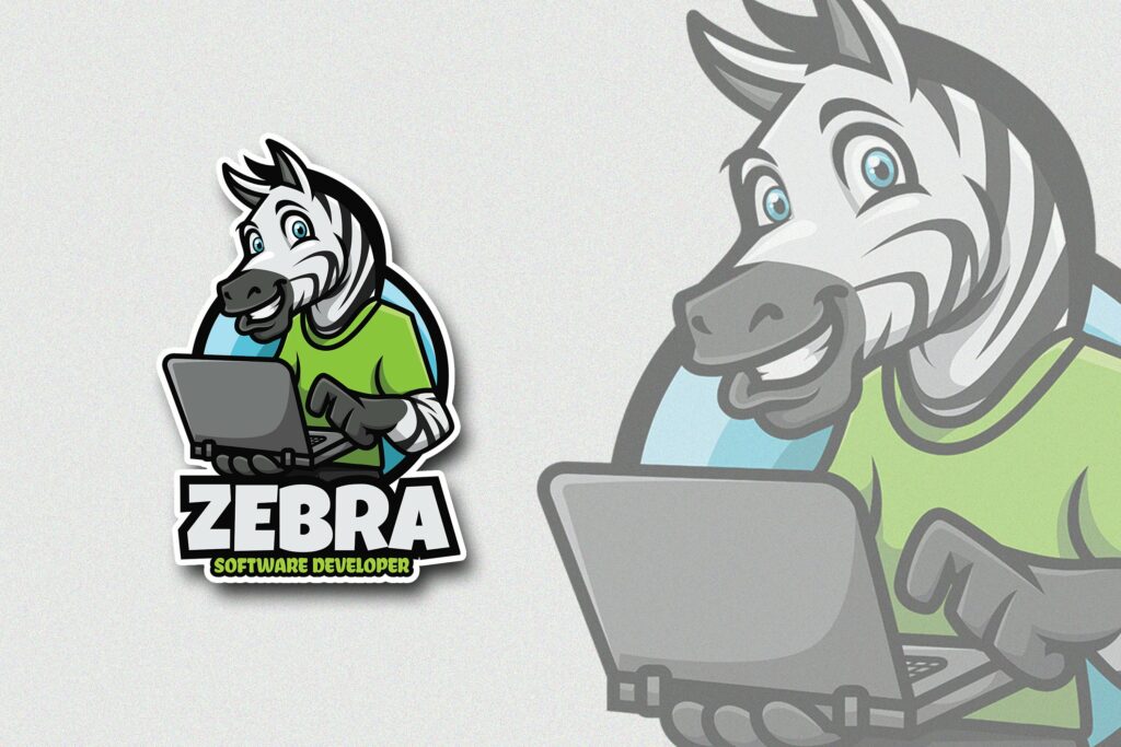 Zebra Software Developer Logo – MasterBundles