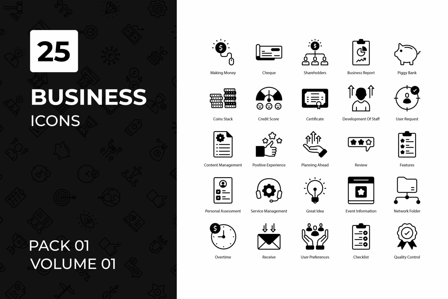 2400 Business Icons Mega Bundle – MasterBundles
