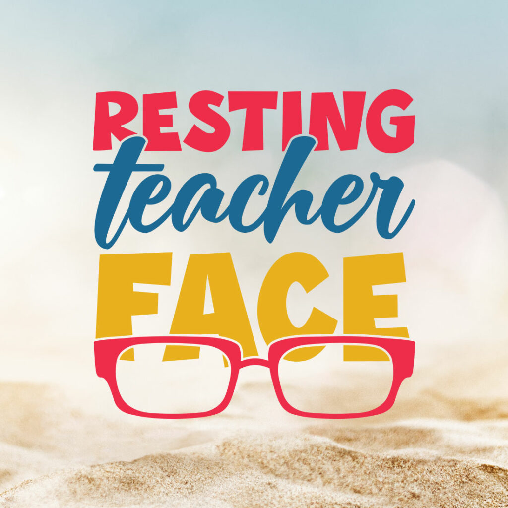 Resting Teacher Face Teacher's Day T-shirt Design - MasterBundles