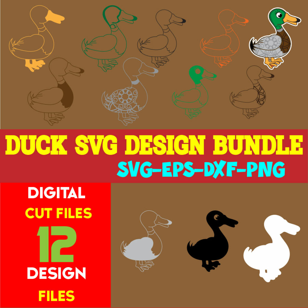 Duck SVG Design Bundle - MasterBundles