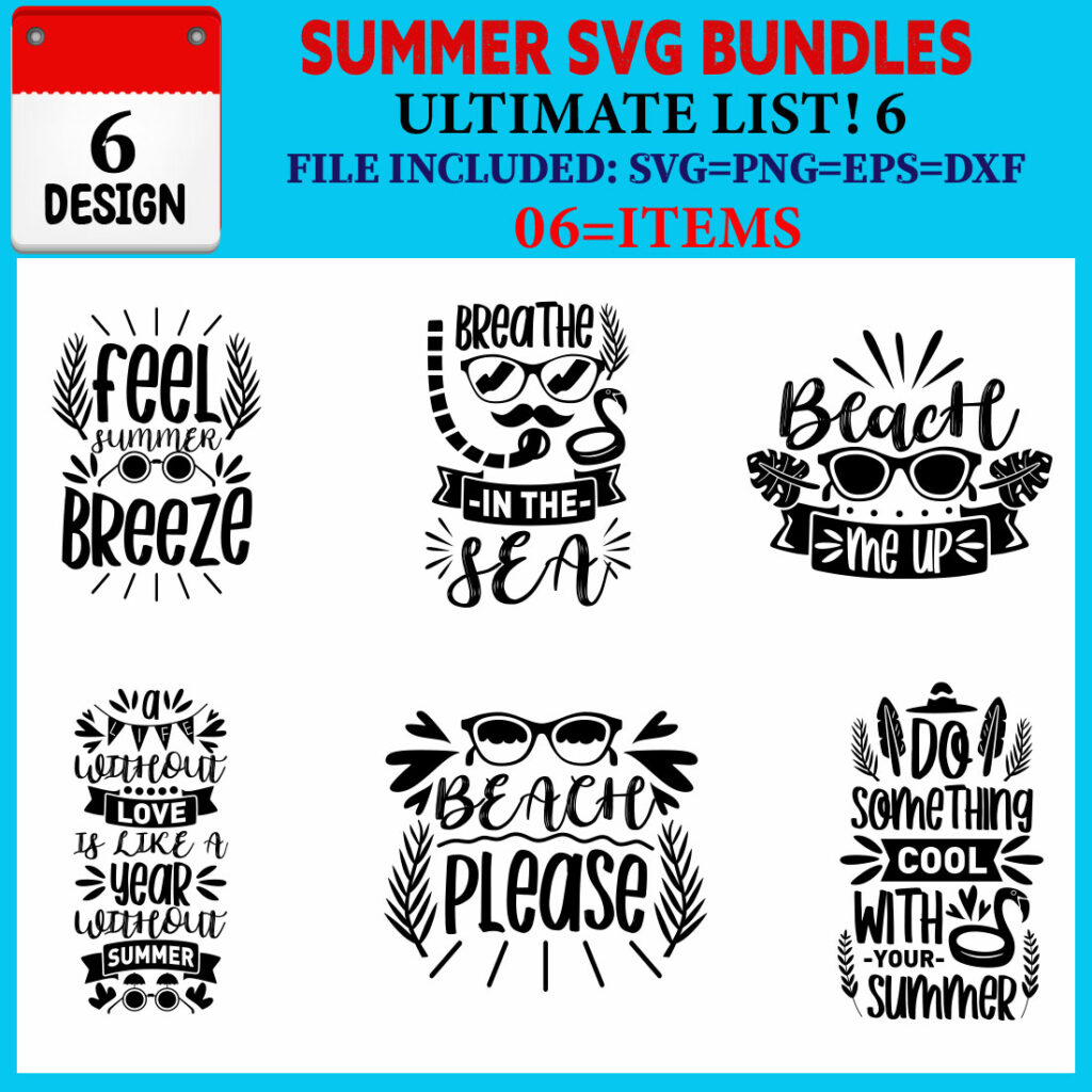 Summer T-shirt Design Bundle Vol-05 - MasterBundles