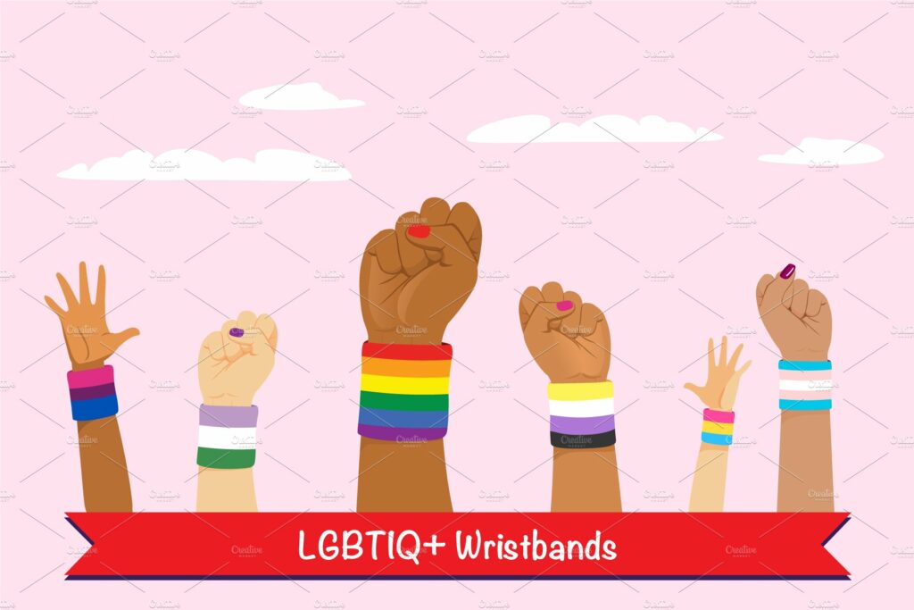 LGBT Flags Wristwand Elements – MasterBundles