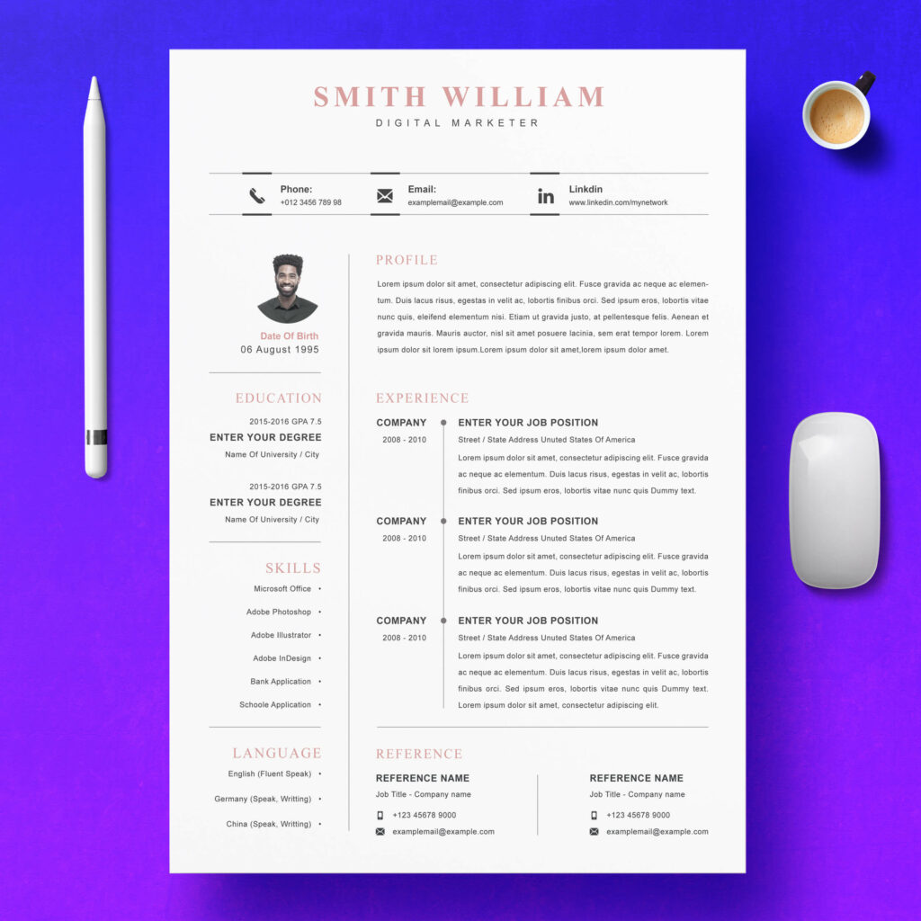 Full Stack Developer Resume Template | Professional Resume Template in ...