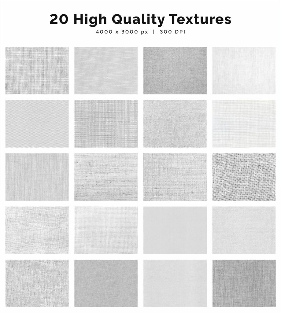 20 White Canvas Textures – MasterBundles
