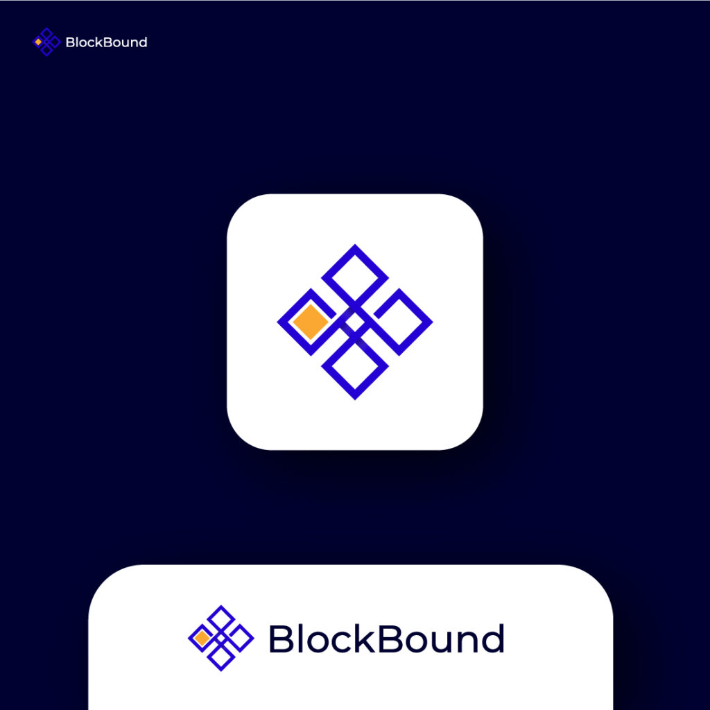 Block bound Simple and minimal logo design - MasterBundles