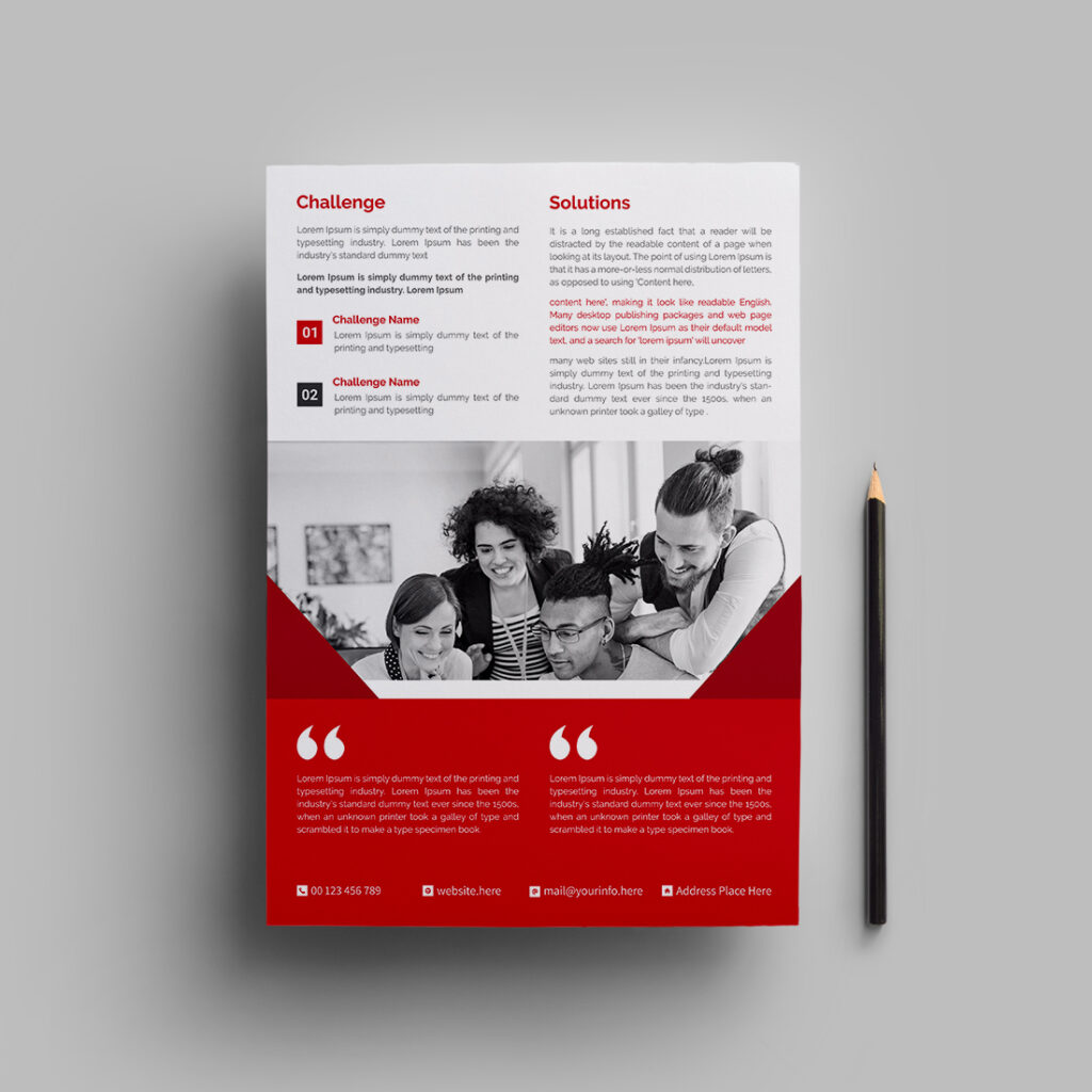 Professional case study template design - MasterBundles