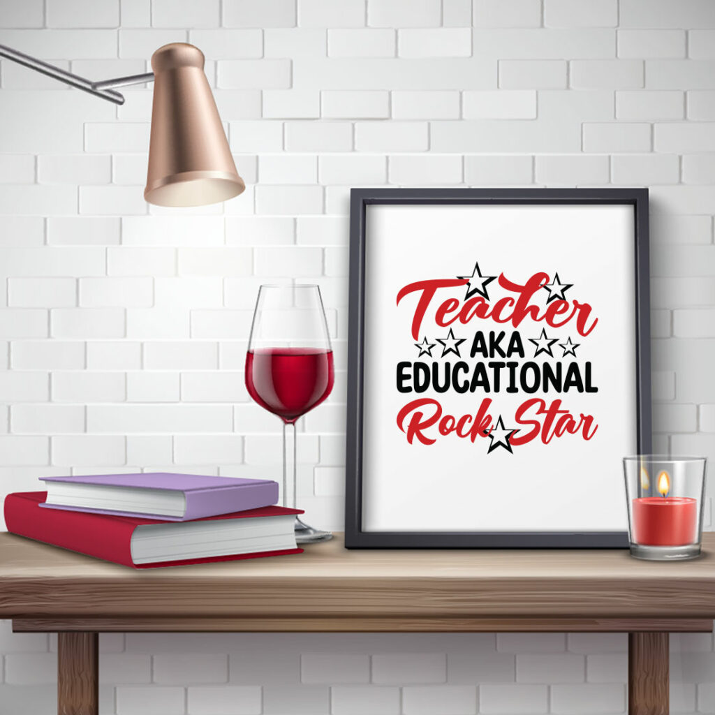 Teacher Aka Educational Rock Star - MasterBundles