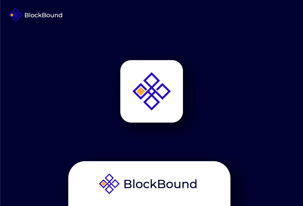 Block bound Simple and minimal logo design - MasterBundles