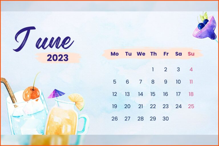 40+ Best June Calendars for 2022