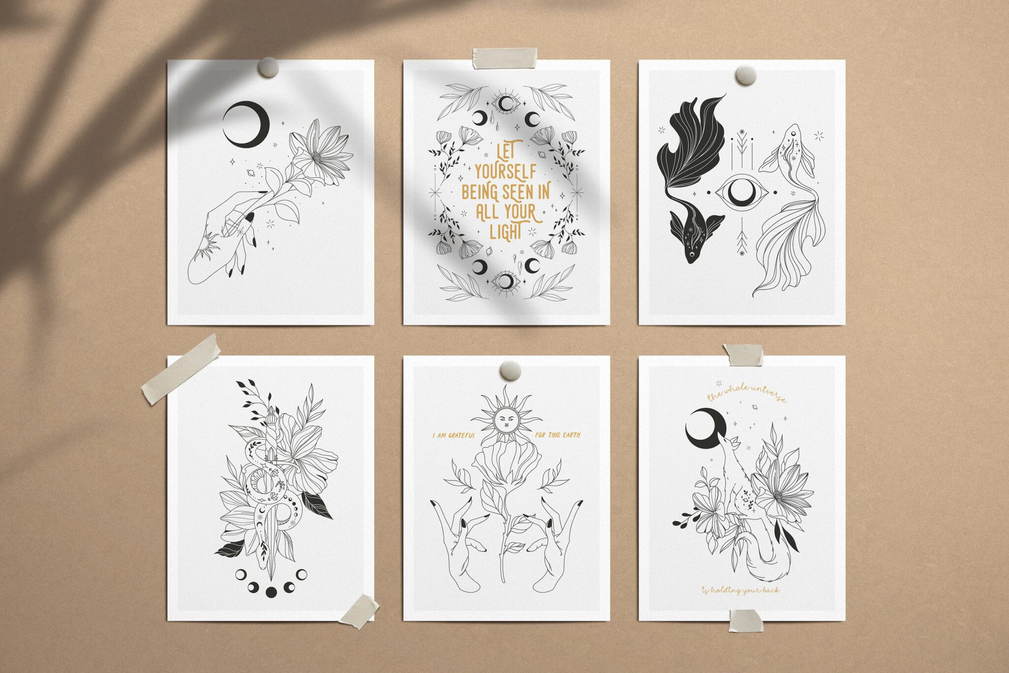 Magic Souls Vector+PNG Illustrations – MasterBundles