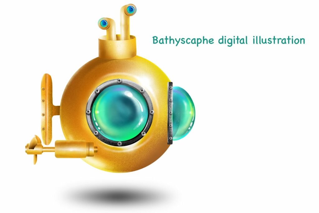 Bathyscaphe illustration – MasterBundles