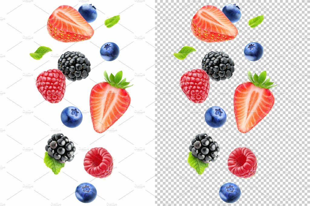 Falling berries – MasterBundles