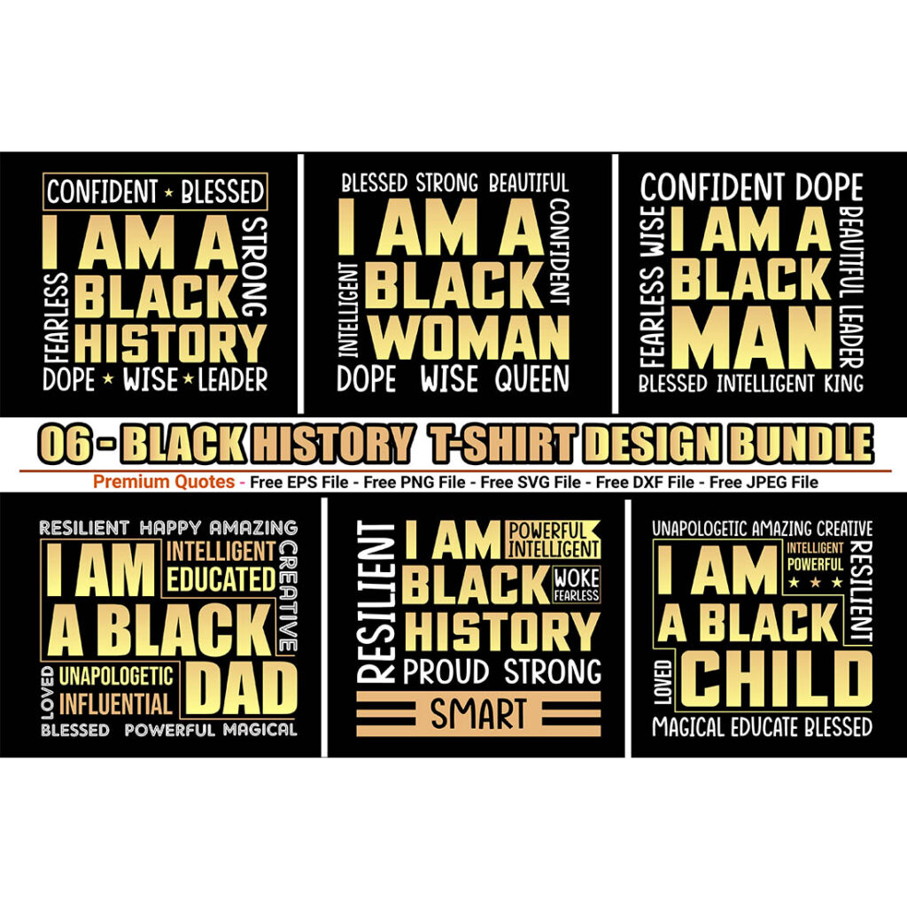 Black history t-shirt design bundle - MasterBundles