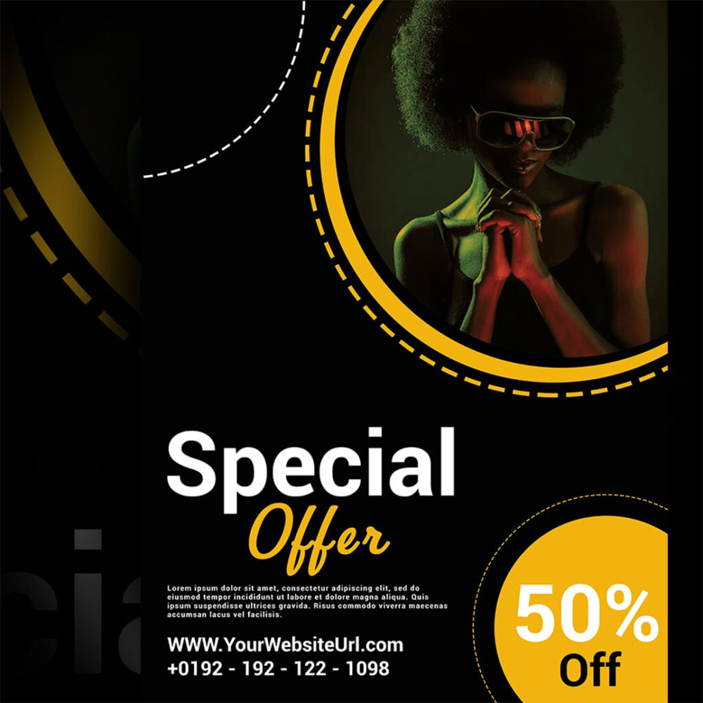 Special offer poster design. - MasterBundles