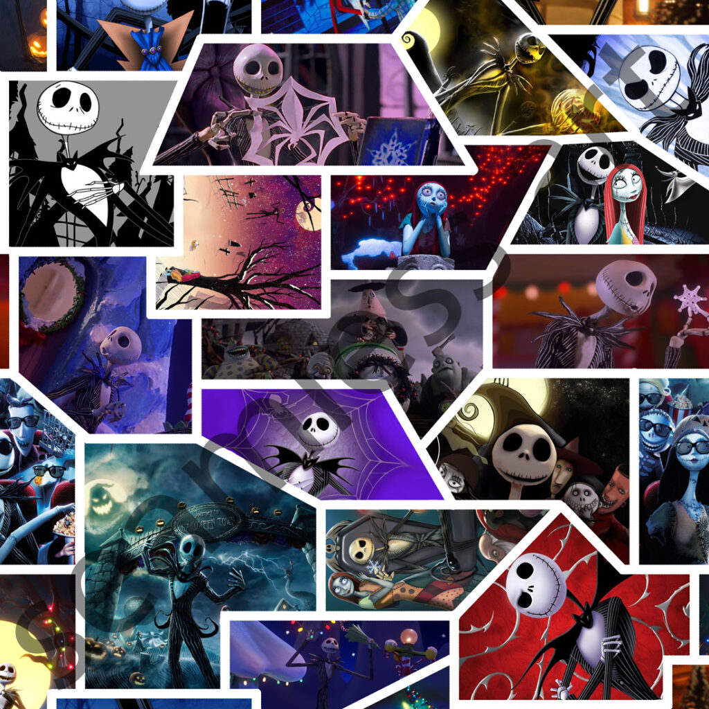 nightmare anime seamless design - MasterBundles